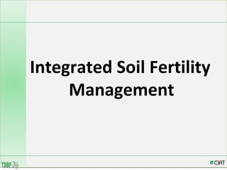 Integrated Soil Fertility Management | PPT