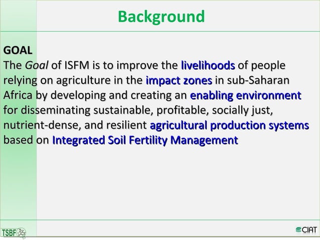 Integrated Soil Fertility Management | PPT
