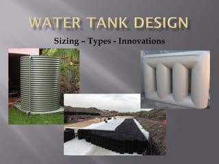 Rainwater Tank Selection and Design | PDF