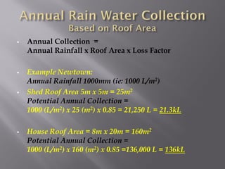 Rainwater Tank Selection and Design | PDF