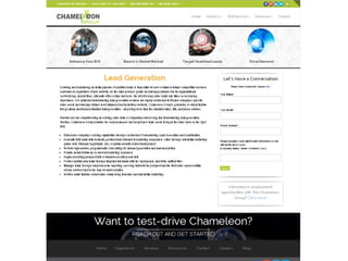 Chameleon Group LLC. Creative | PPT