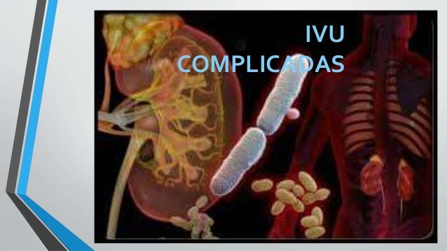 IVU complicada y no complicada