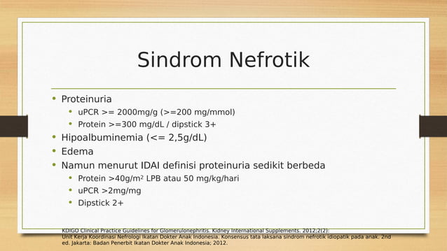 Preskas sindrom nefrotik | PDF