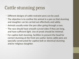 Preslaughter handling, stunning and slaughter methods.pptx