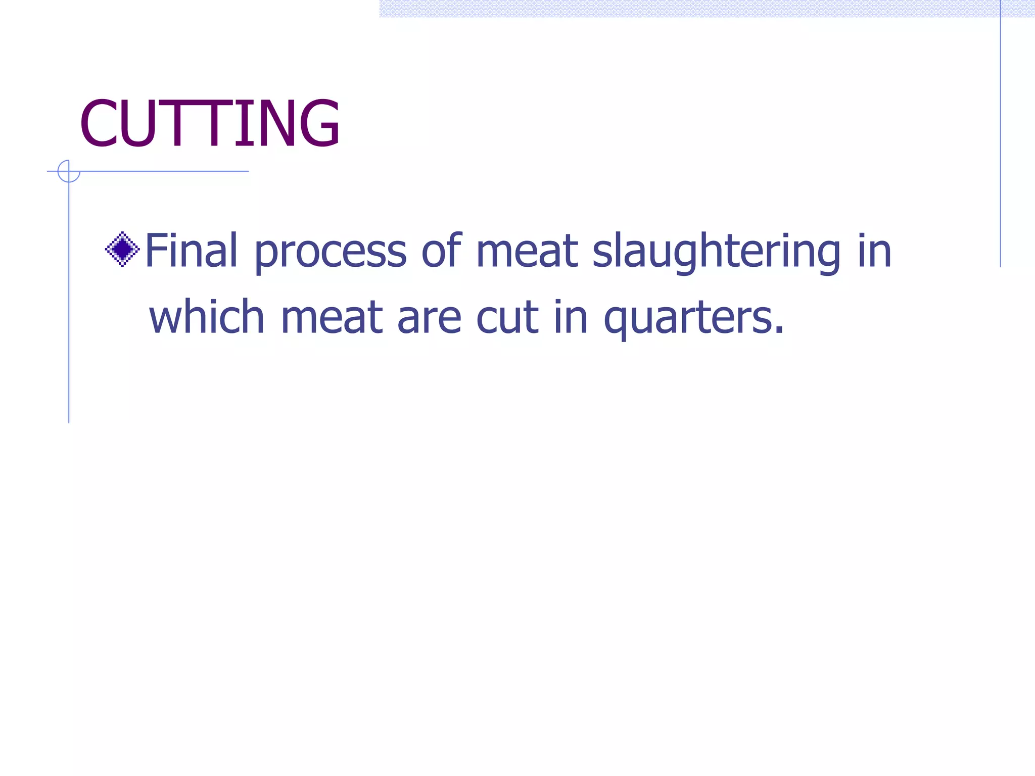 Pre slaughter steps | PPTX