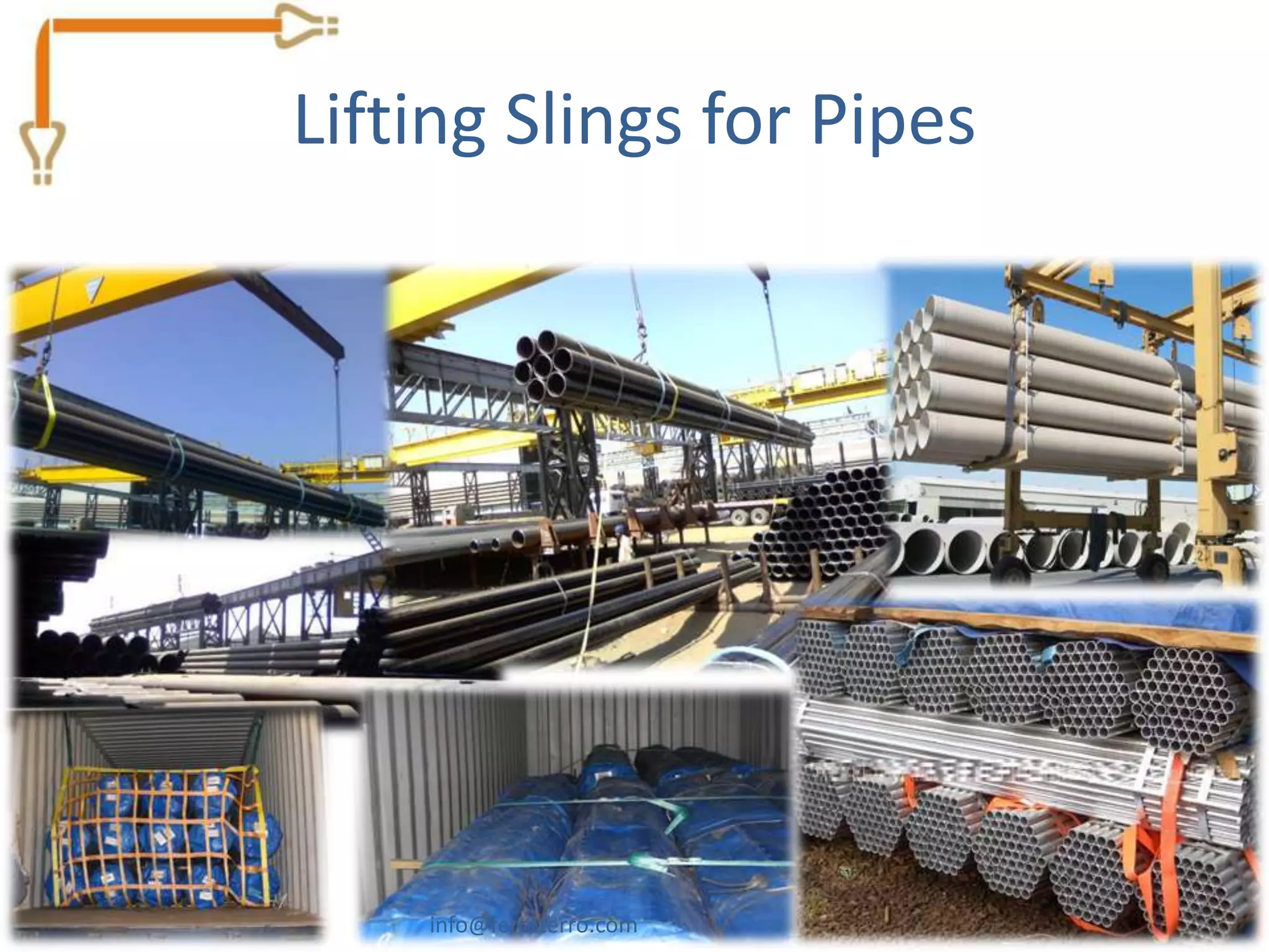 Pre slinging pipes | PDF