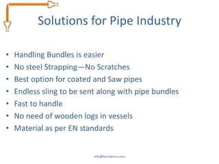 Pre slinging pipes | PDF