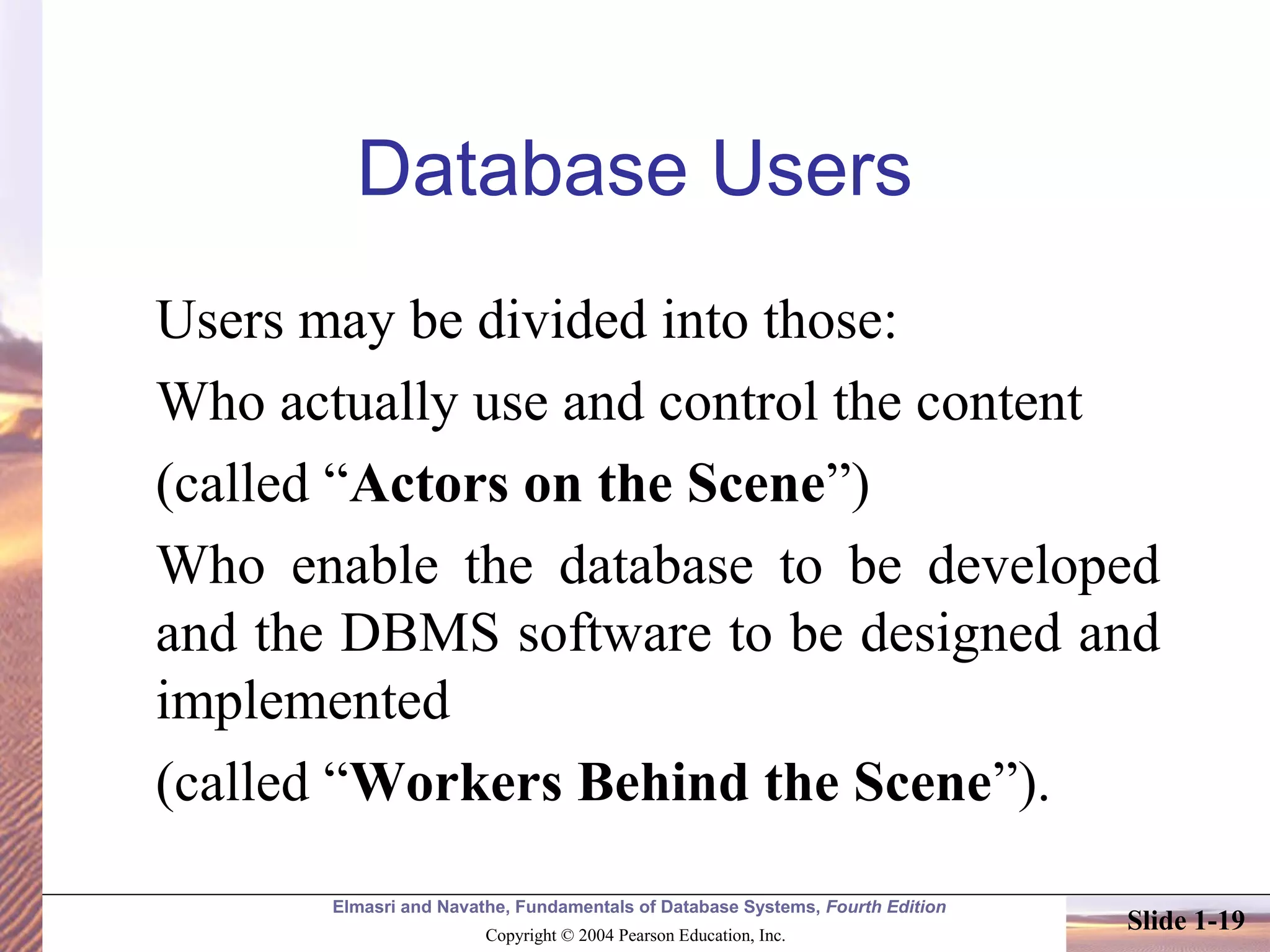 Database Presentation | PPT