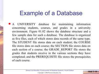 Database Presentation | PPT
