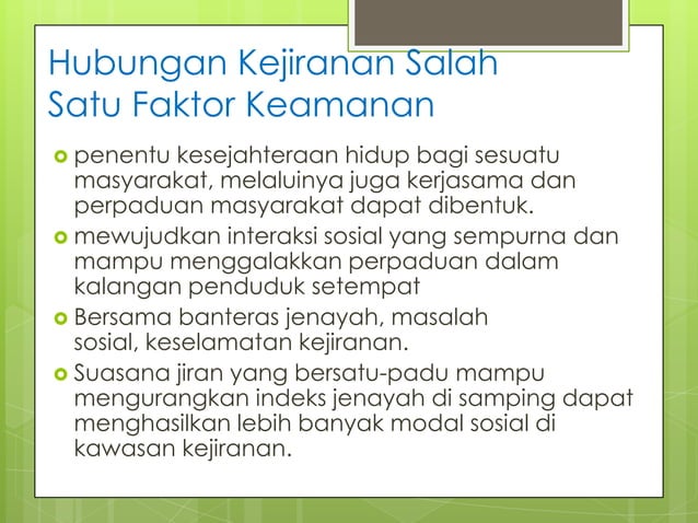 Runtuhnya Institusi Kejiranan Di Bandar | PPTX