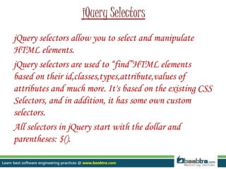 jQuery | PPT