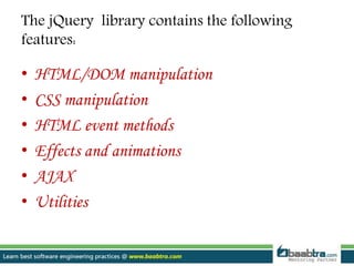 jQuery | PPT