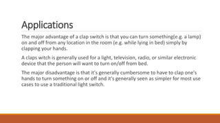 clap switch project | PPTX