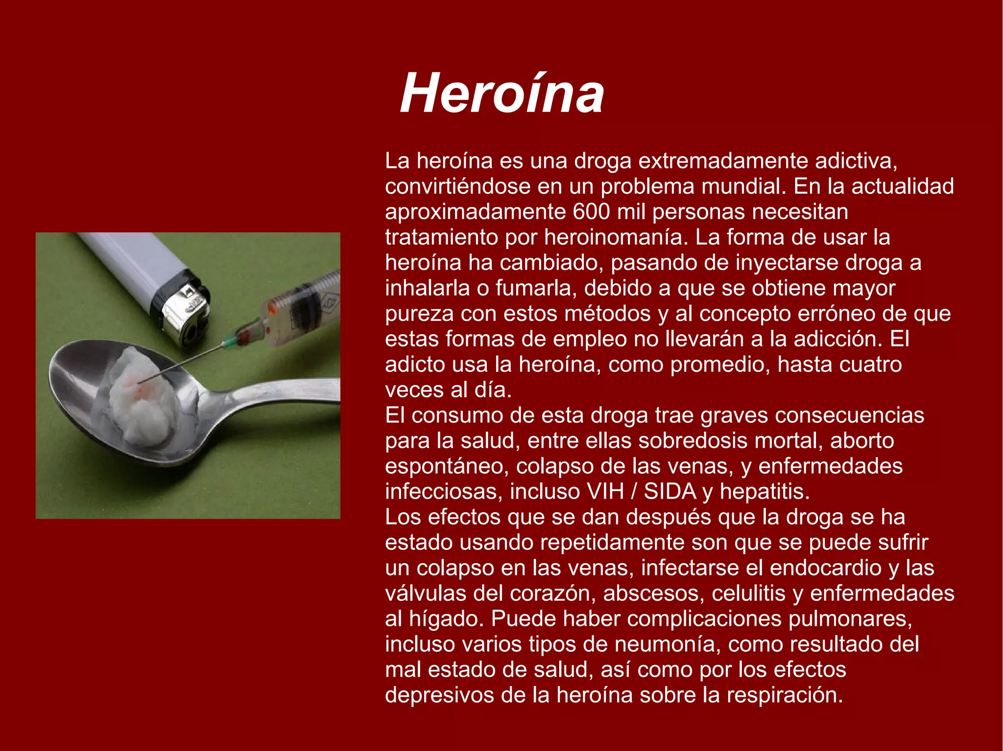 Presntacion de drogas_cssacri | ODP | Illegal Drugs, Tobacco ...