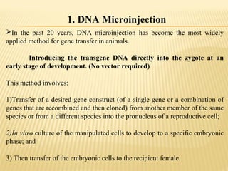 Transgenic technology | PPT