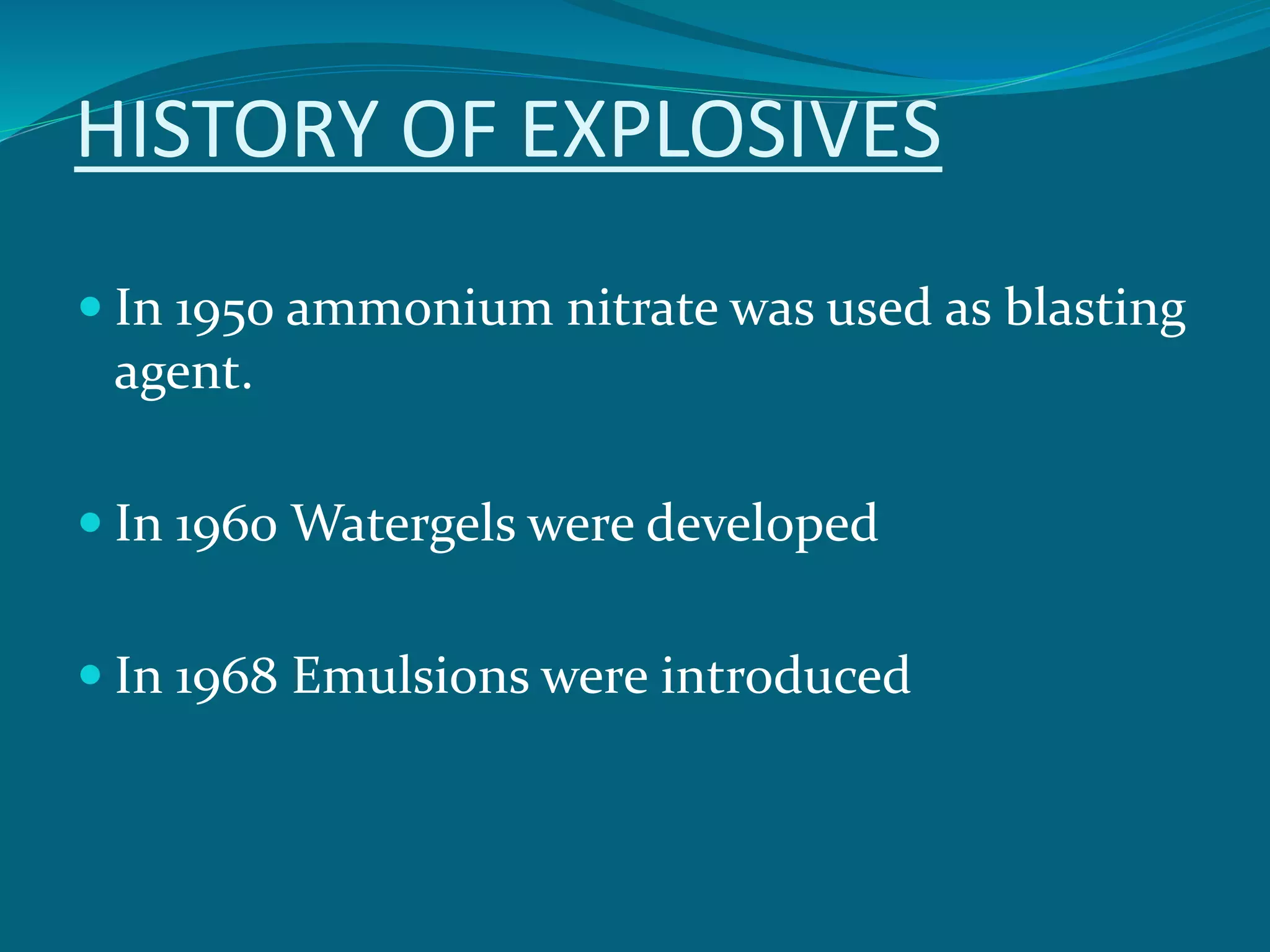Explosive products ppt | PPTX