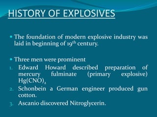 Explosive products ppt | PPTX