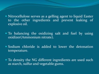 Explosive products ppt | PPTX