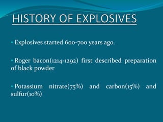 Explosive products ppt | PPTX