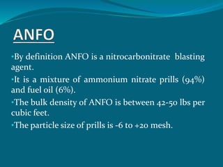 Explosive products ppt | PPT