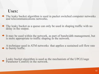 Leaky bucket A | PPTX