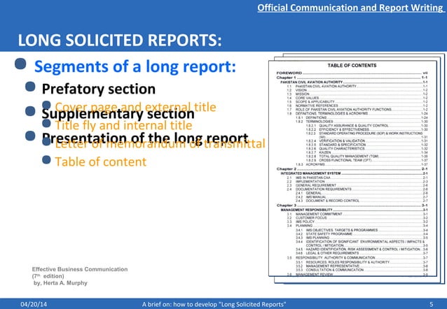 how to develop “LONG SOLICITED REPORTS" | PPT