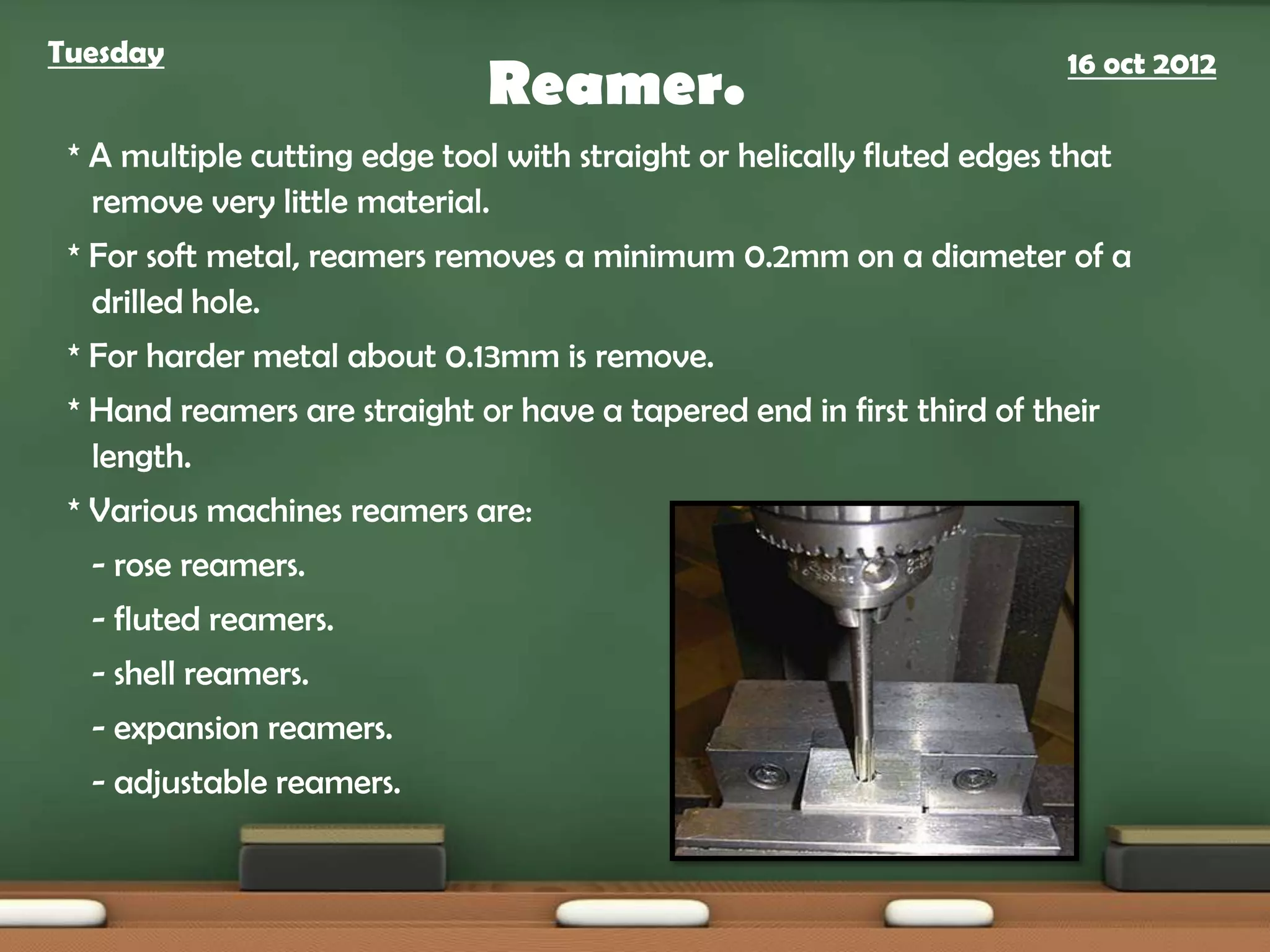 reaming n tapping | PPTX