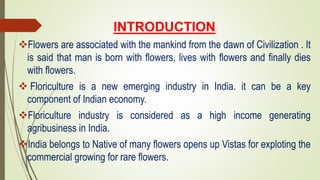Presnt status of floriculture in india.pptx