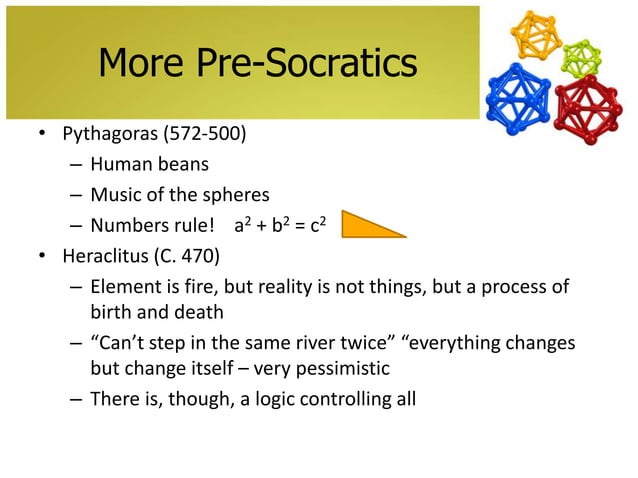 Pre socratic, socrates, plato | PPTX