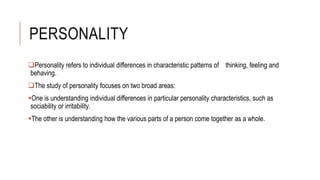 Presonality developement | PPT | Free Download