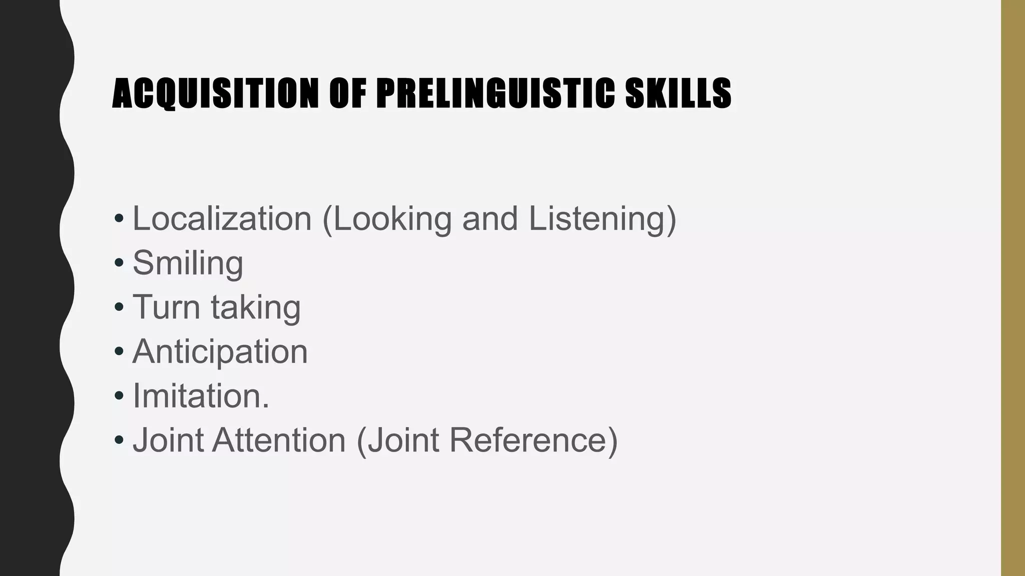 Pre Speech skills.pptx | Parenting Babies and Toddlers | Parenting