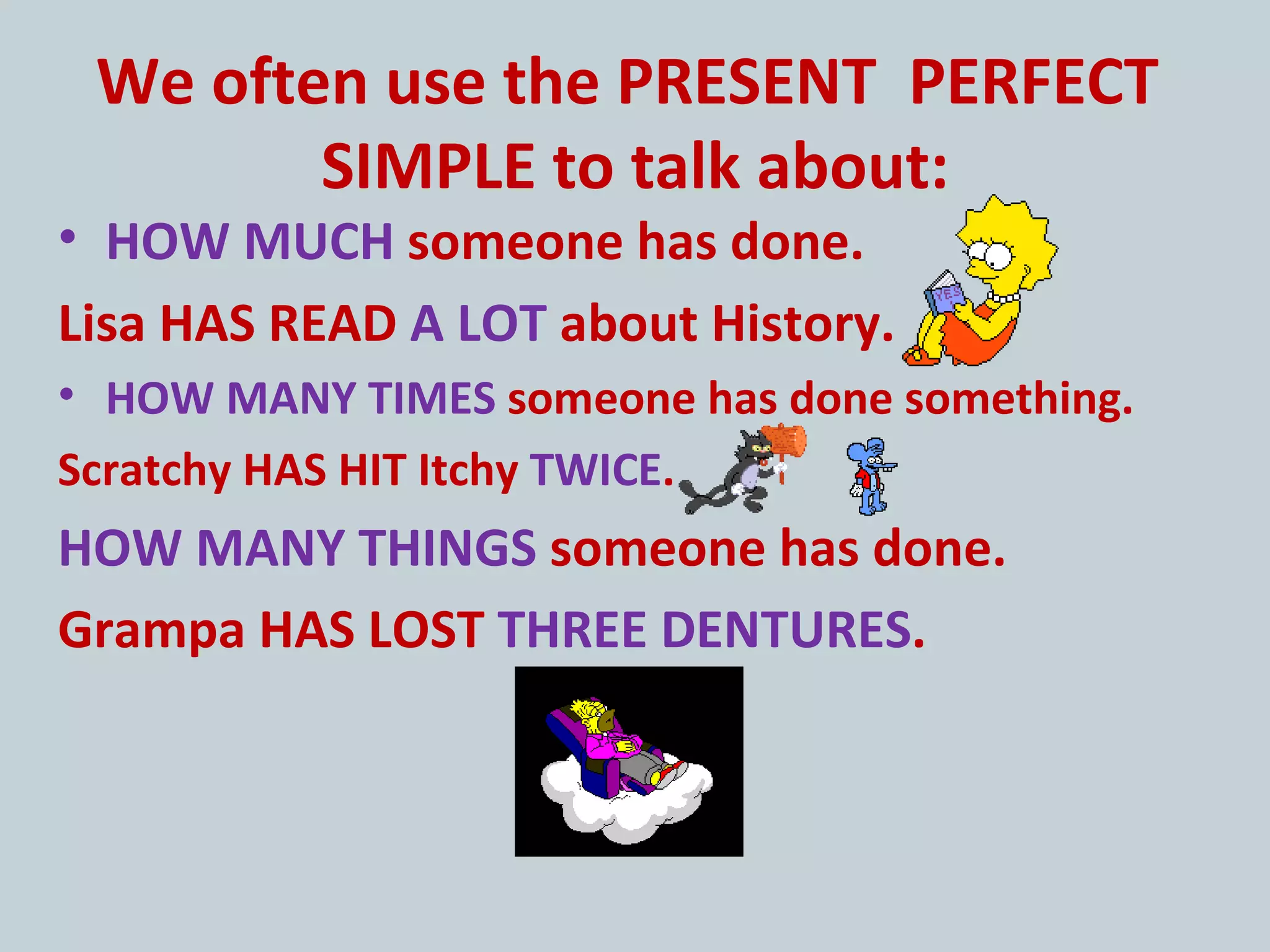 Pres perf simp vs pres perf cont | PPT