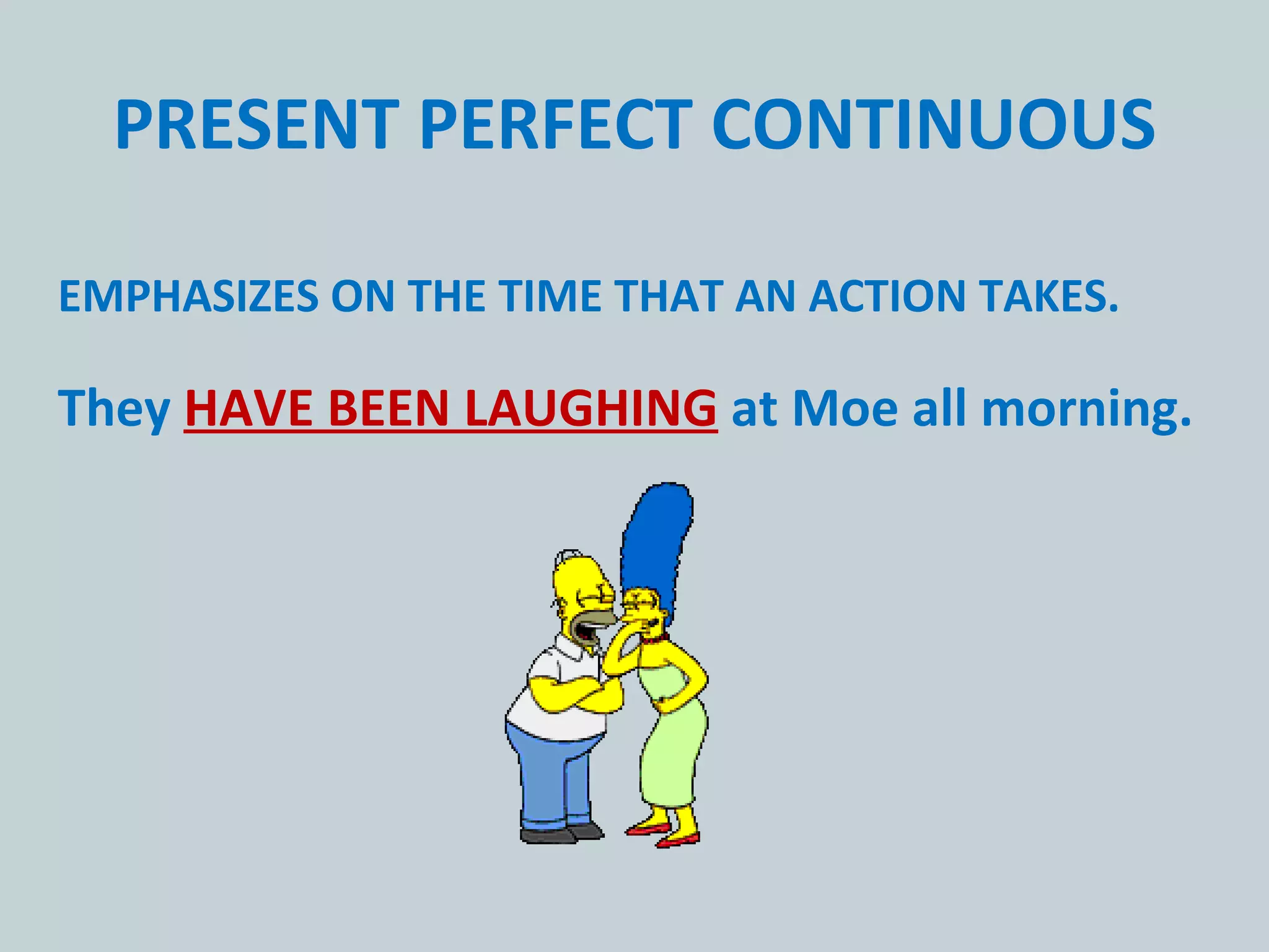 Pres perf simp vs pres perf cont | PPT