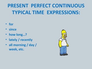 Pres perf simp vs pres perf cont | PPT