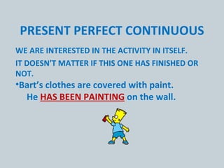 Pres perf simp vs pres perf cont | PPT