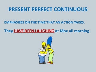 Pres perf simp vs pres perf cont | PPT