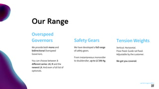 PFB Lift Components English presentation | PDF