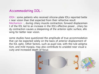 Presbyopia ( Part 1 / lenticular approach )..Types of MFIOL | PPTX ...