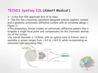 Presbyopia ( Part 1 / lenticular approach )..Types of MFIOL | PPTX ...