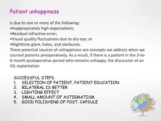 Presbyopia ( Part 1 / lenticular approach )..Types of MFIOL | PPTX ...