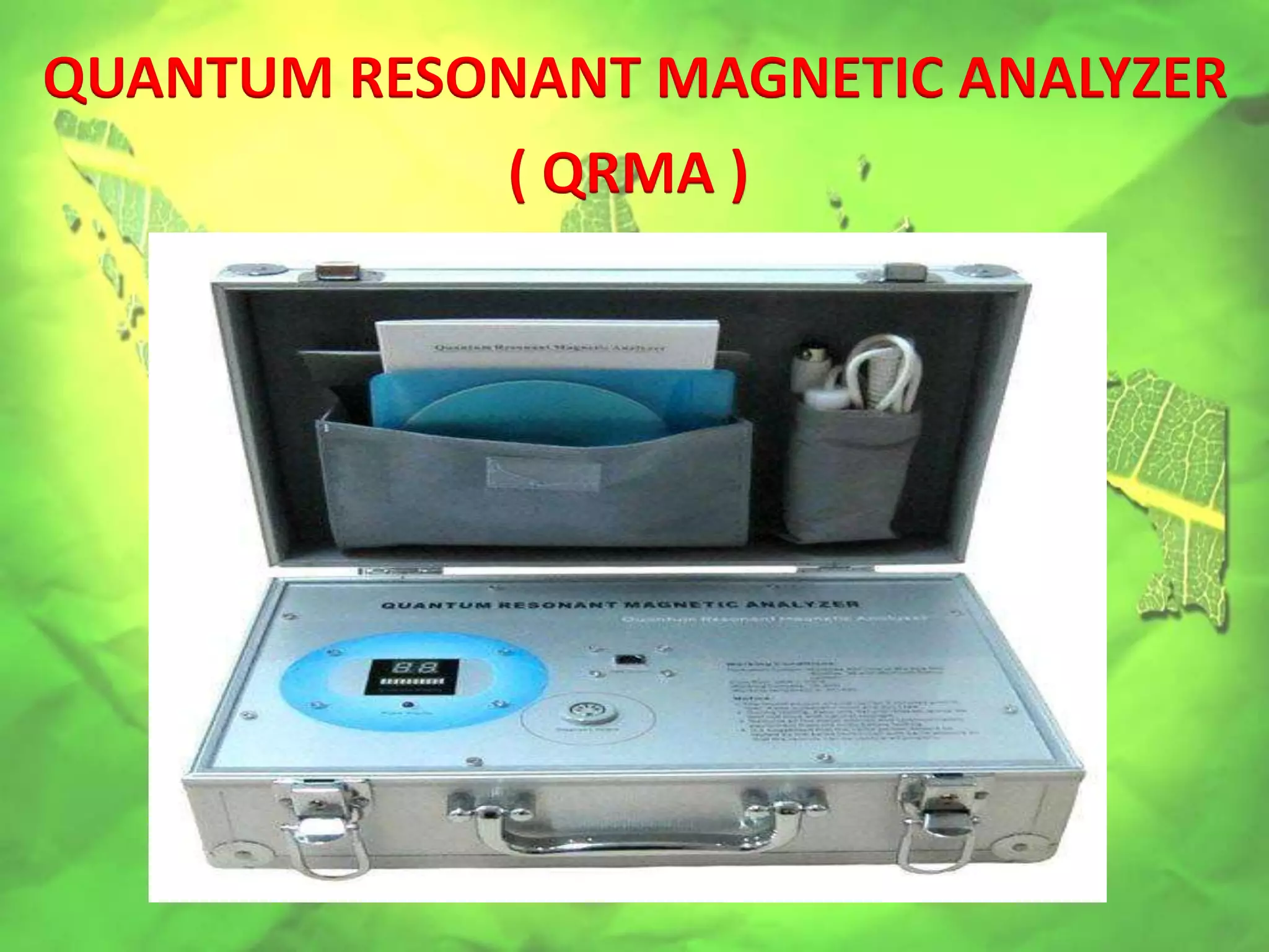 Quantum Resonant Magnetic Analyzer | PPTX