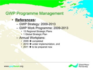 GWP Programme Management presentation | PPT