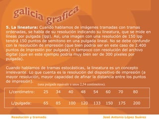 Resolución y lineatura | PPT