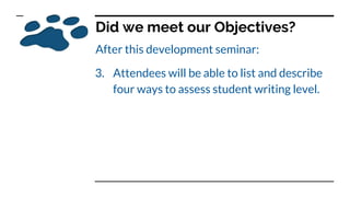 Rubrics and scoring guides for high school student writing | PDF
