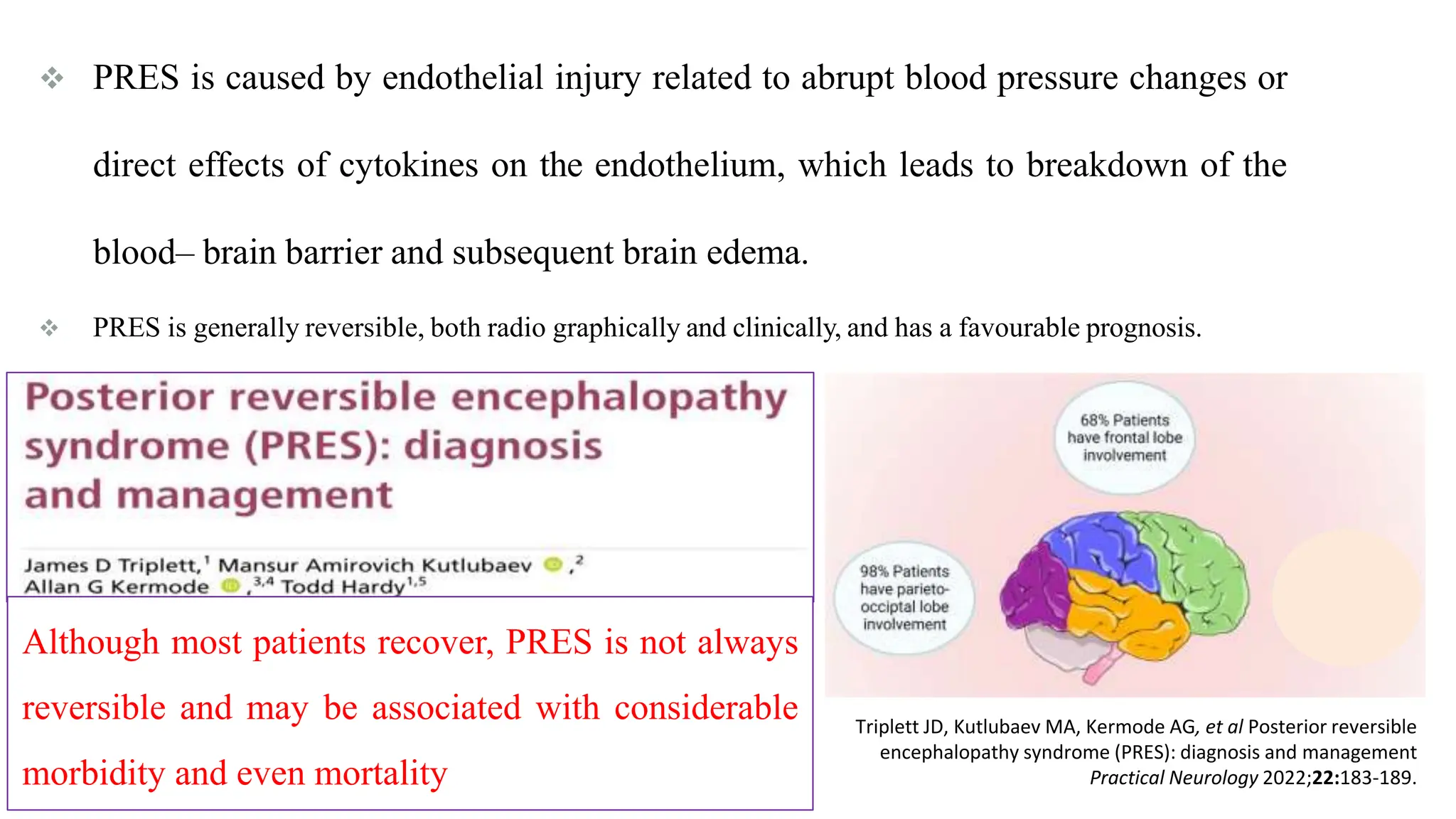 POSTERIOR REVERSIBLE ENCEPHALOPATHY SYNDROME | PPTX