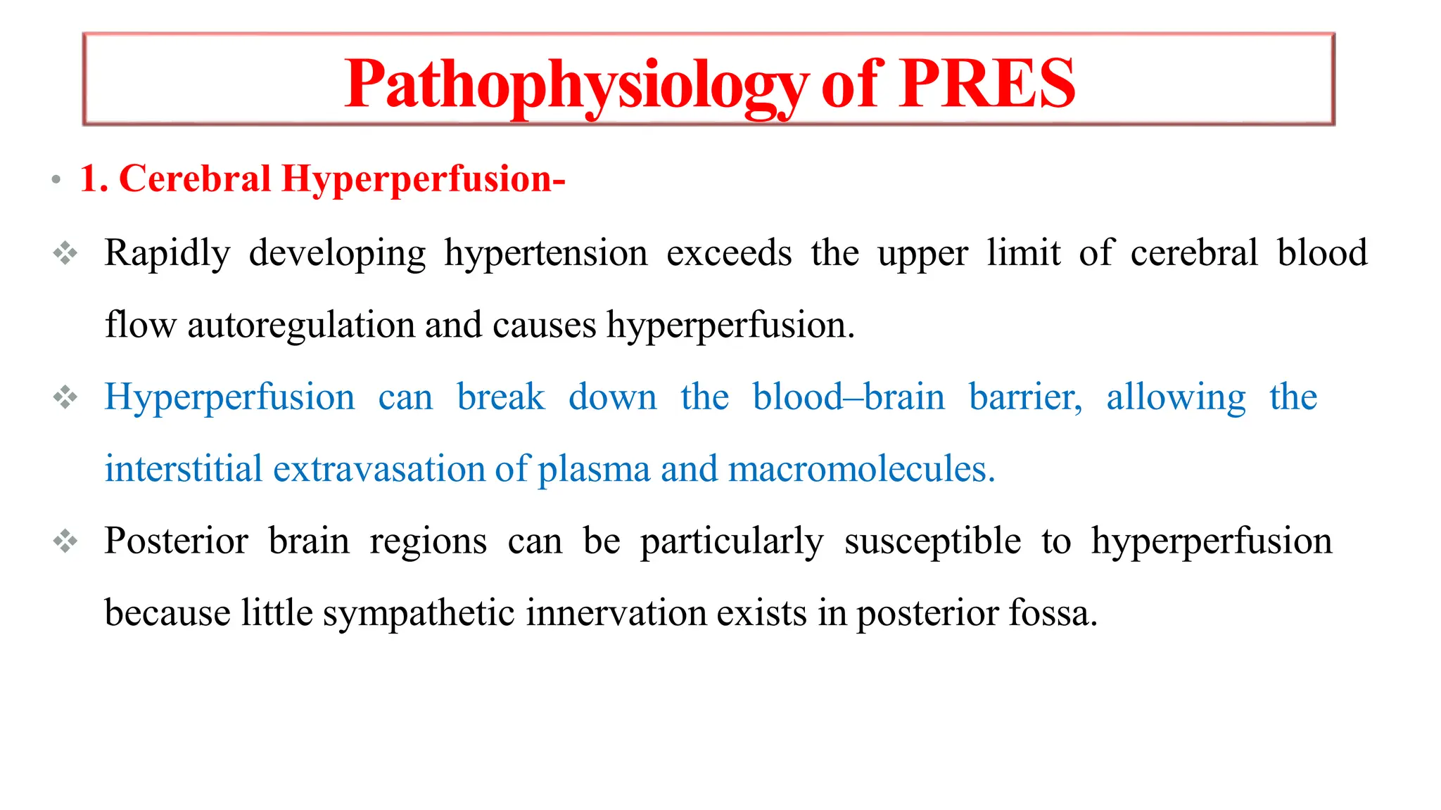 POSTERIOR REVERSIBLE ENCEPHALOPATHY SYNDROME | PPTX