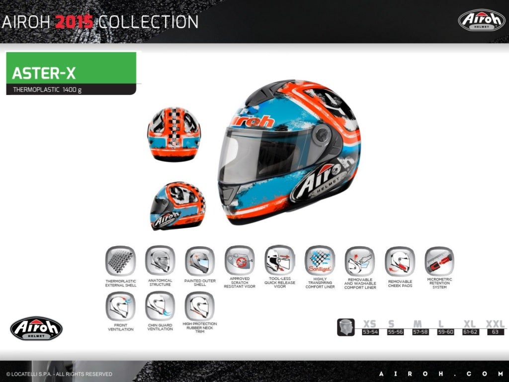 Airoh Motorcycle Helmets 2015 Catalog Alexfactoryit