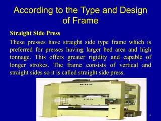 Classification and Types of Press | PPTX