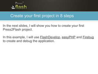 How to Get started with Press2Flash in 8 Steps | PDF