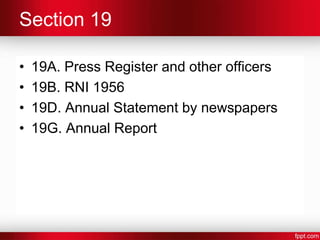 Press and registration | PPTX